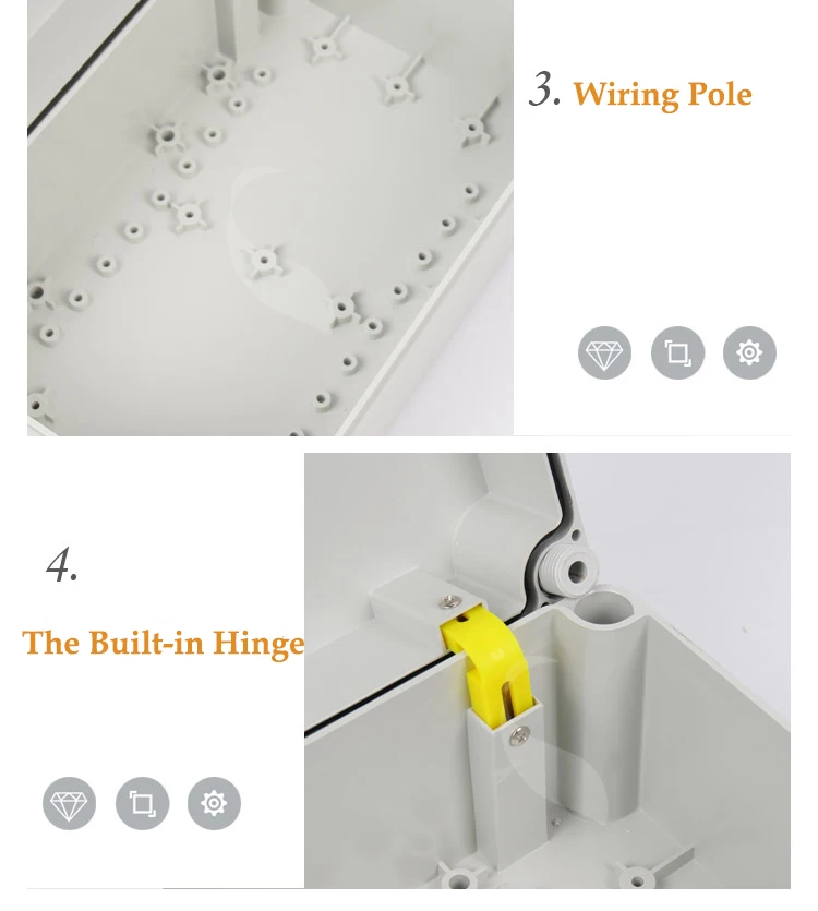 Saipwell Outdoor Waterproof Ip66 Pc Plastic Junction Boxes Industrial ...