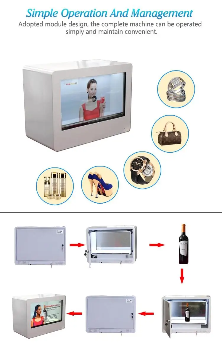 Flexible Oled Transparent Advertising Lcd Display / Transparent Lcd ...