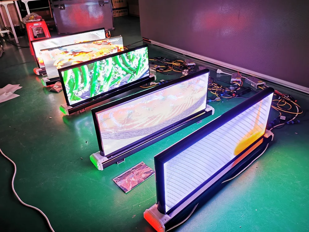 Car Top Led Display 960mm*320mm Taxi Top Led Billboard Display Outdoor ...