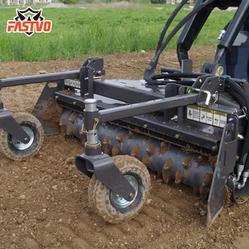 Skidsteer Loader Backhoe Loader Power Rake Fit For Bobcat Cat Johndeere ...