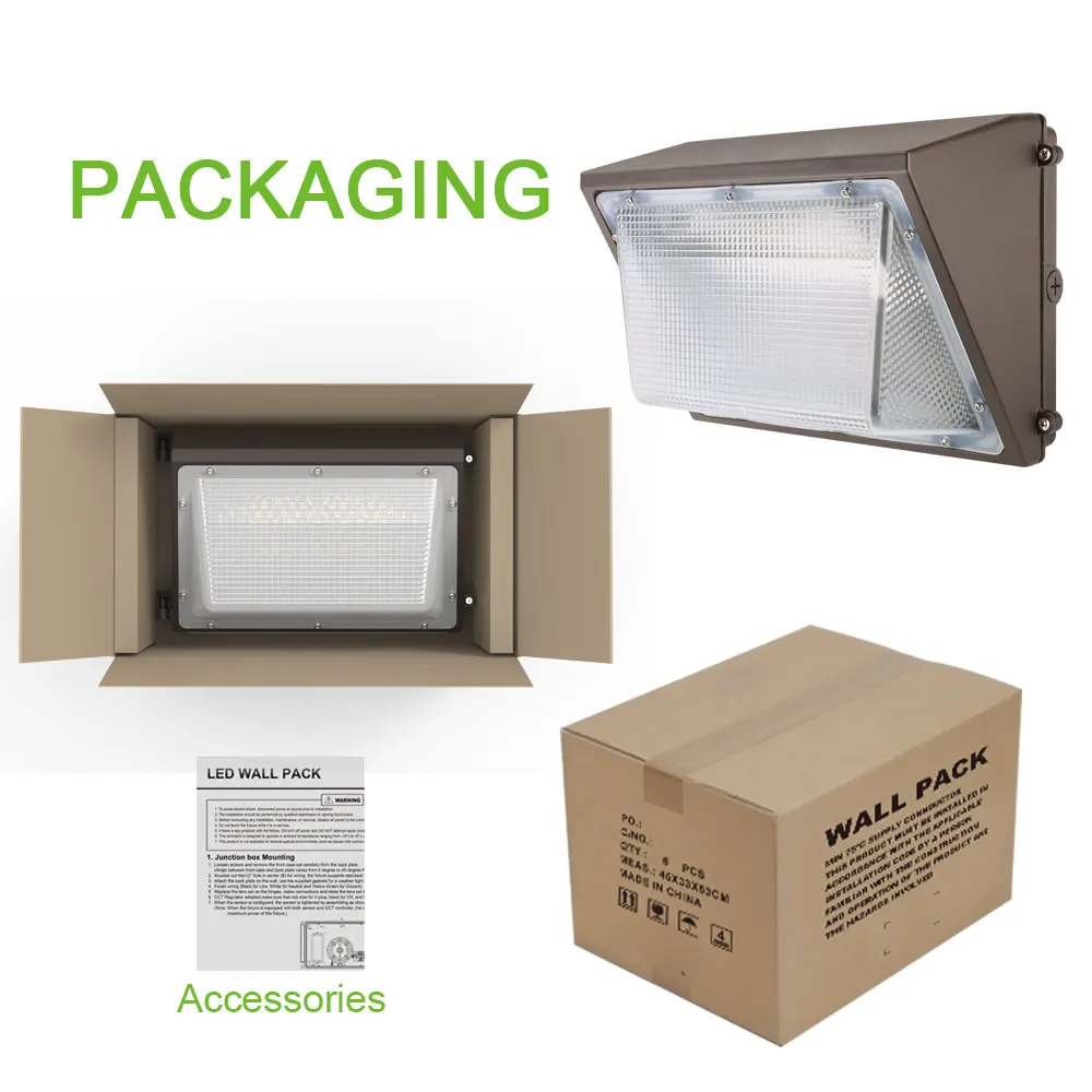 High Power Waterproof Outdoor Adjustable Led Outdoor Light Wall Pack ...