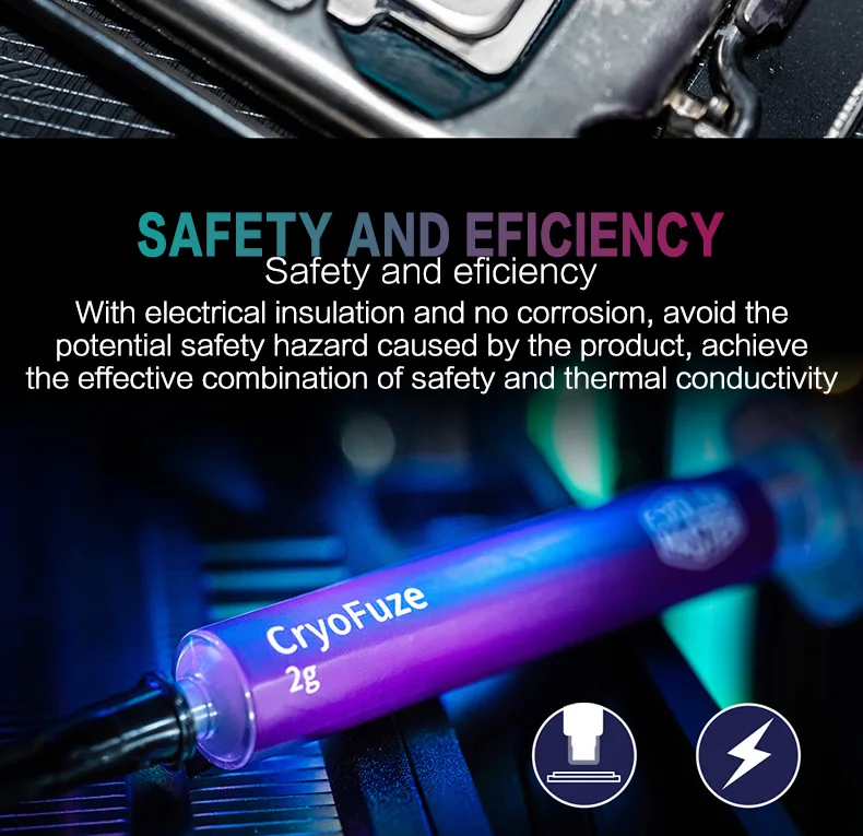 Cooler Master Cryofuze CF14 Alto Desempenho 14W/mk Pasta Graxa ...