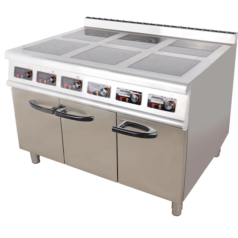 Restaurant Commercial 220v 6 Burner Electric Cooktops Induction Cooker ...