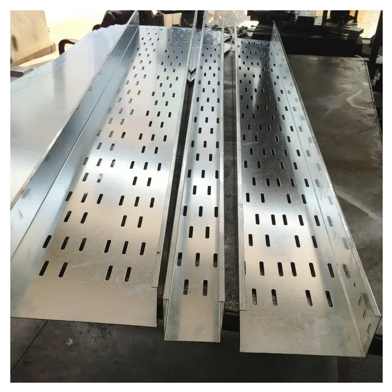 Mild Steel Cable Trunking 100x50 Galvanized Light Duty Perforated ...