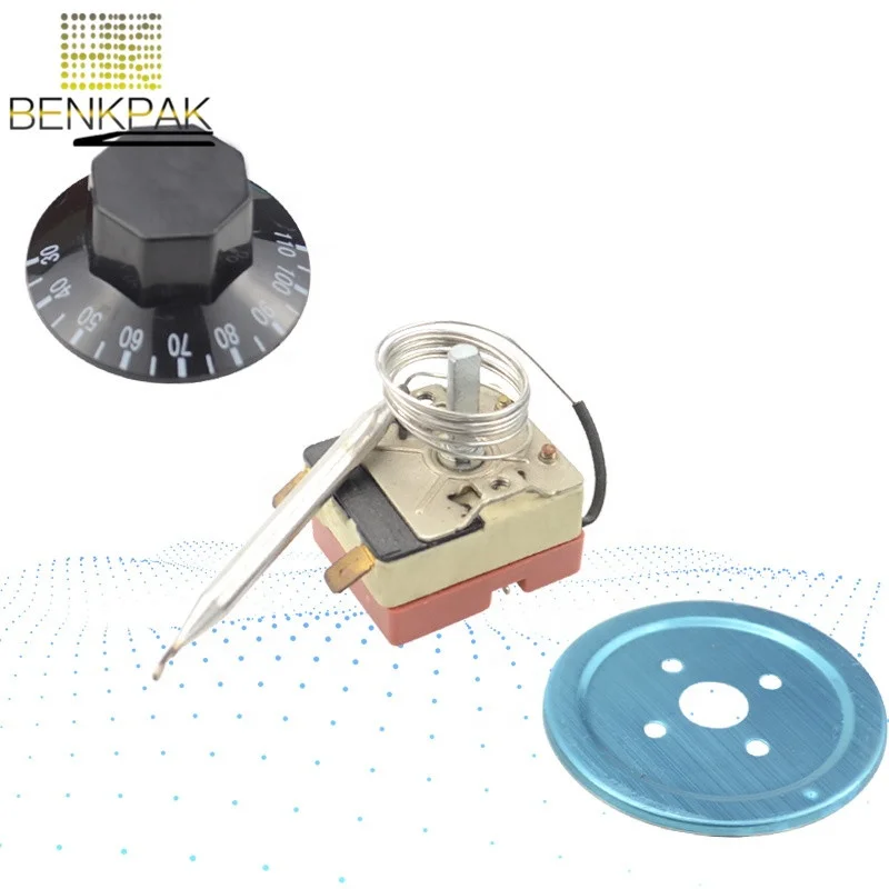 Thermostat Ac220v 16a Dial Temperature Control Switch Sensor For ...