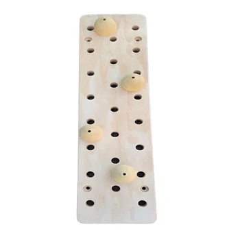 Wood Climbing Peg Board Pegboard For Pull Up,Rock Climbing,Parkour,And ...