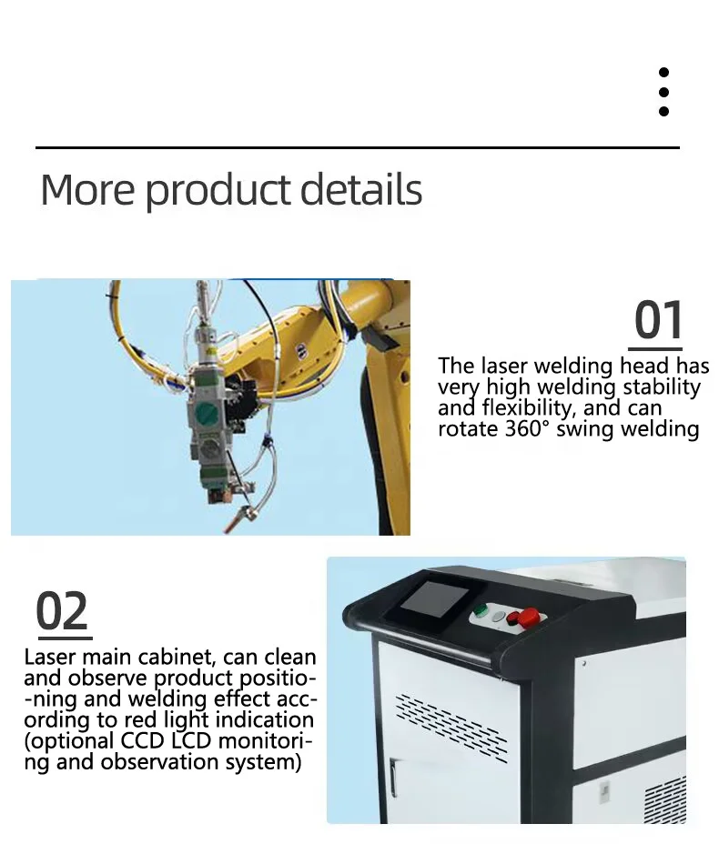 Metal Fiber Lazer Welding Robot Rofin Auto Laser Welding Robot System ...