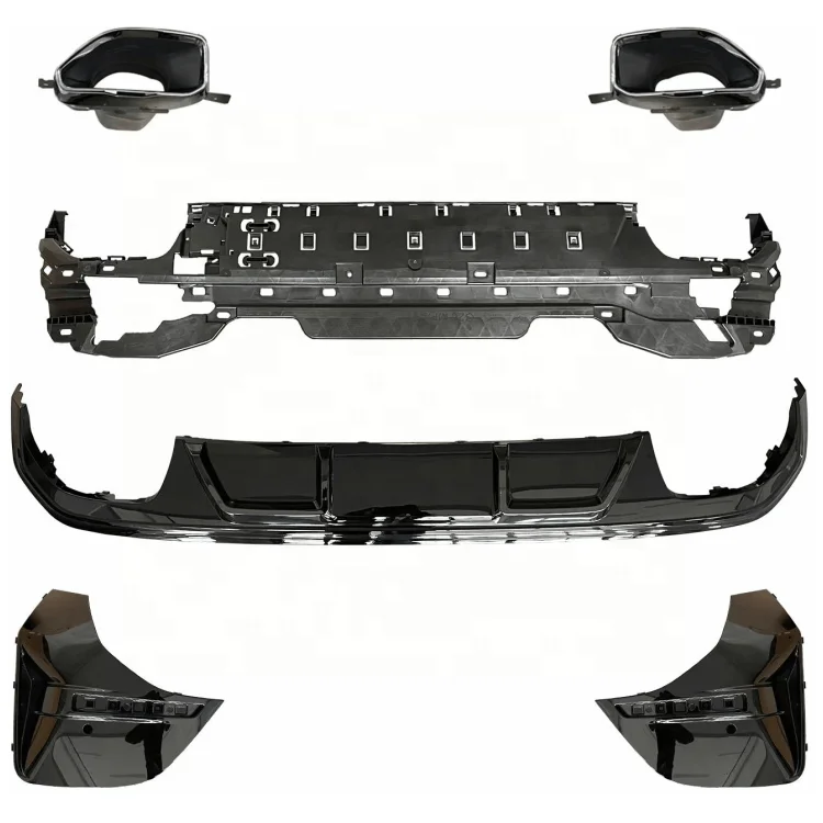 CAR DIFFUSER G26 m performance exhaust tips Rear diffuser for bmw G26 4 ...