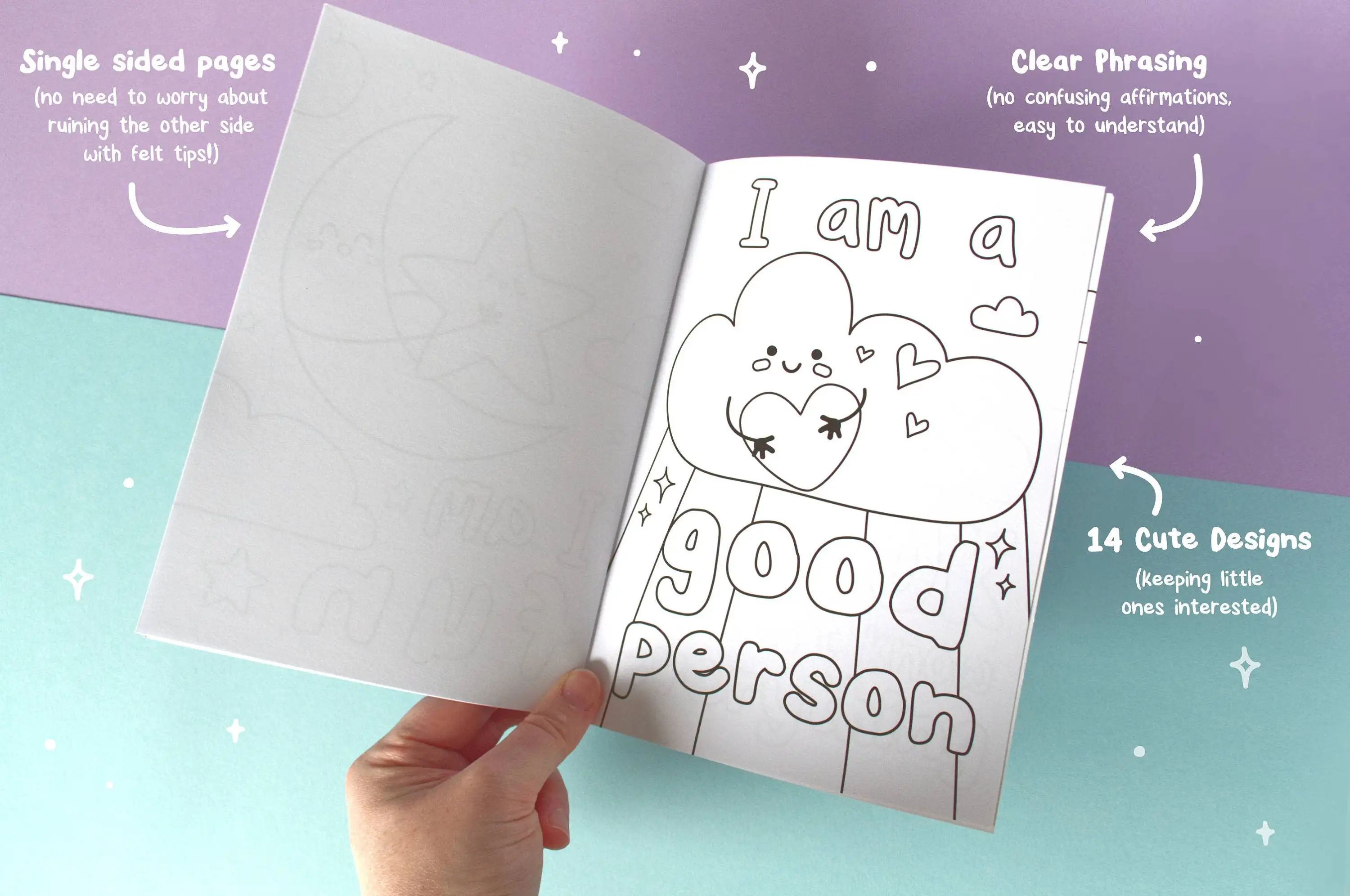 Kids Emotional Wellbeing Bundle - Affirmation Colouring Book