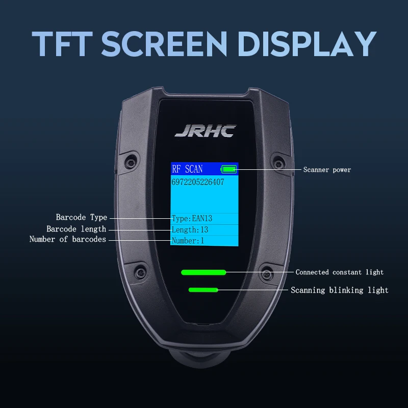 Jr 2023 New Wireless Laser Barcode Scanner Sl3678-lwp Industrial Design ...