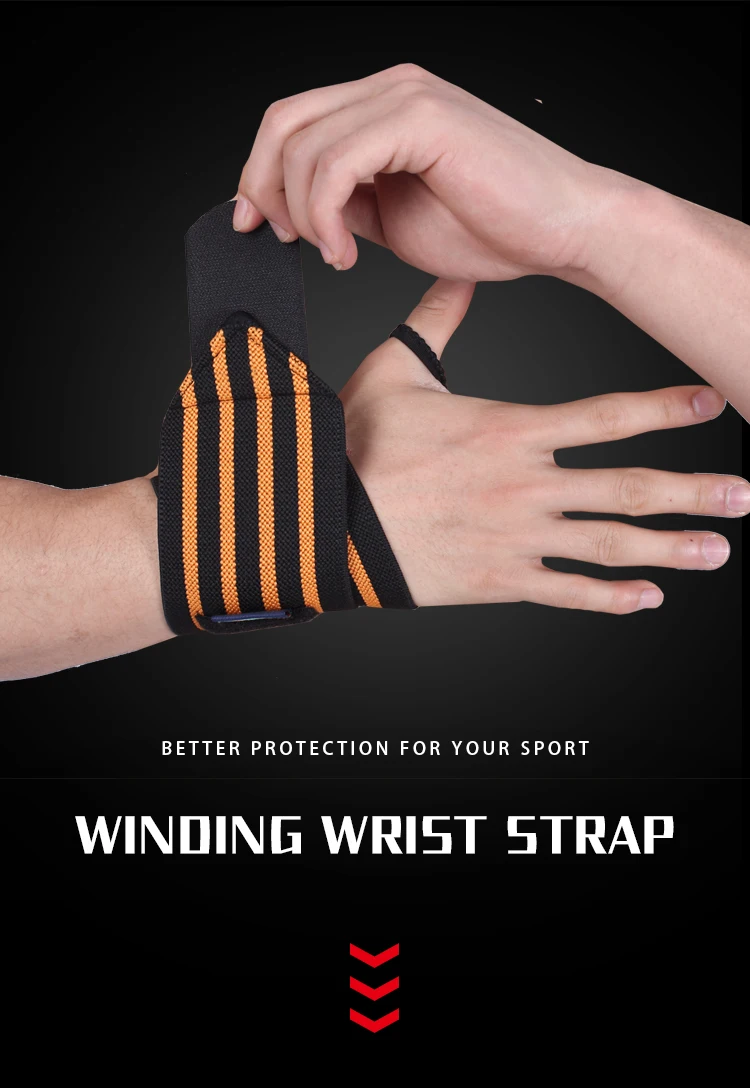 Custom Logo Sports Wrist Bands - Adjustable Support Braces