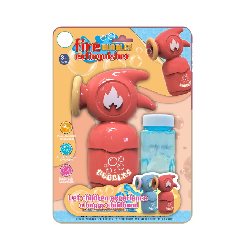 Electric bubble machine toys fire extinguisher shape bubble kids toys ...