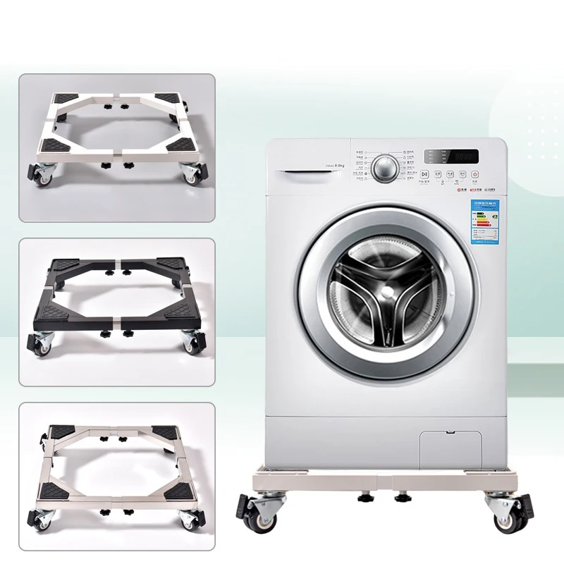 Heavy-duty Steel Mobile Support Stand, Washing Machine and Refrigerator ...