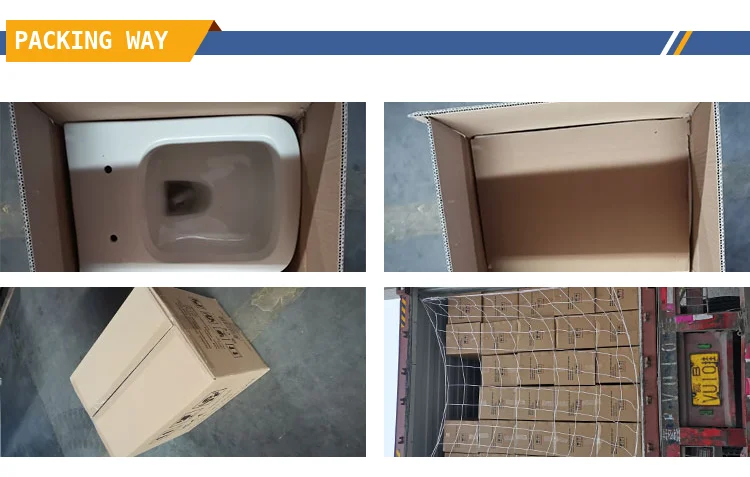 Wall Toilet Concealed Water Tank Cistern Sets P-trap Back To Wall ...