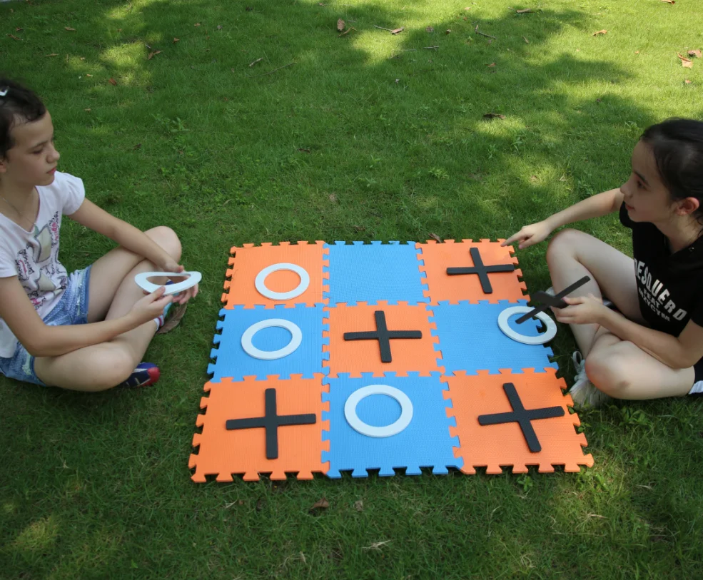 Outdoor Eva Tic Tac Toe Game For Kids - Funny Nought &crosses Game Set ...