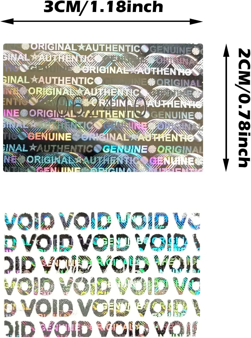 Void Warranty Label Void Sticker Seal Warranty Sticker Void If Tampered ...