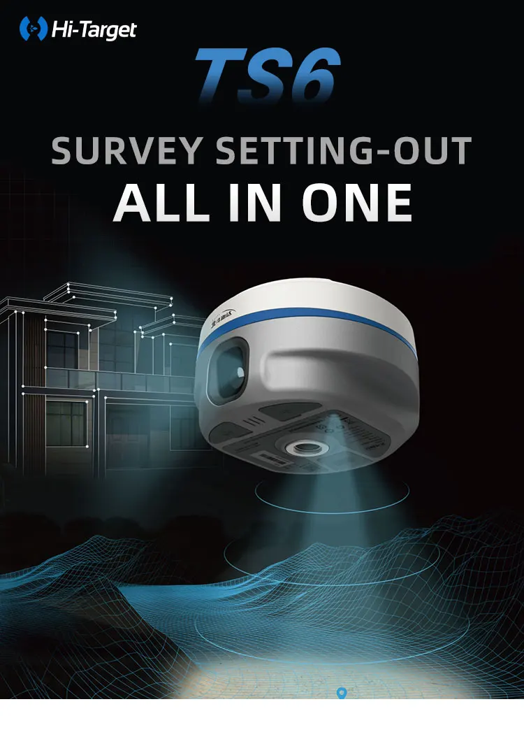 Hi Target Gnss Ts6 Gnss Rtk Receiver Land Survey Machine Baser Or Rover ...