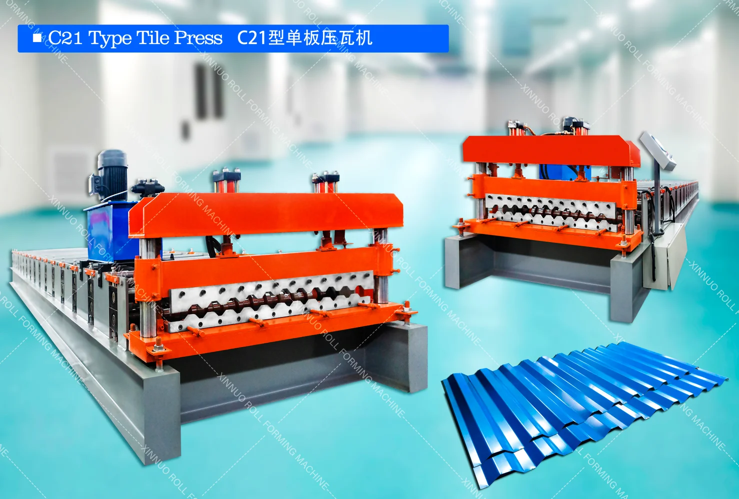 Russia special c8, c10,c18,c20,c21 metal tile making machine