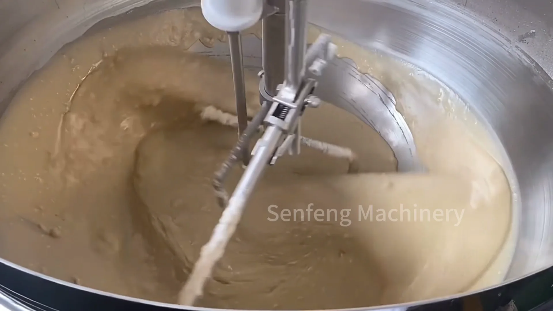 200l Electric Industrial Cooking Kettle Automatic Planetary Stirrer ...