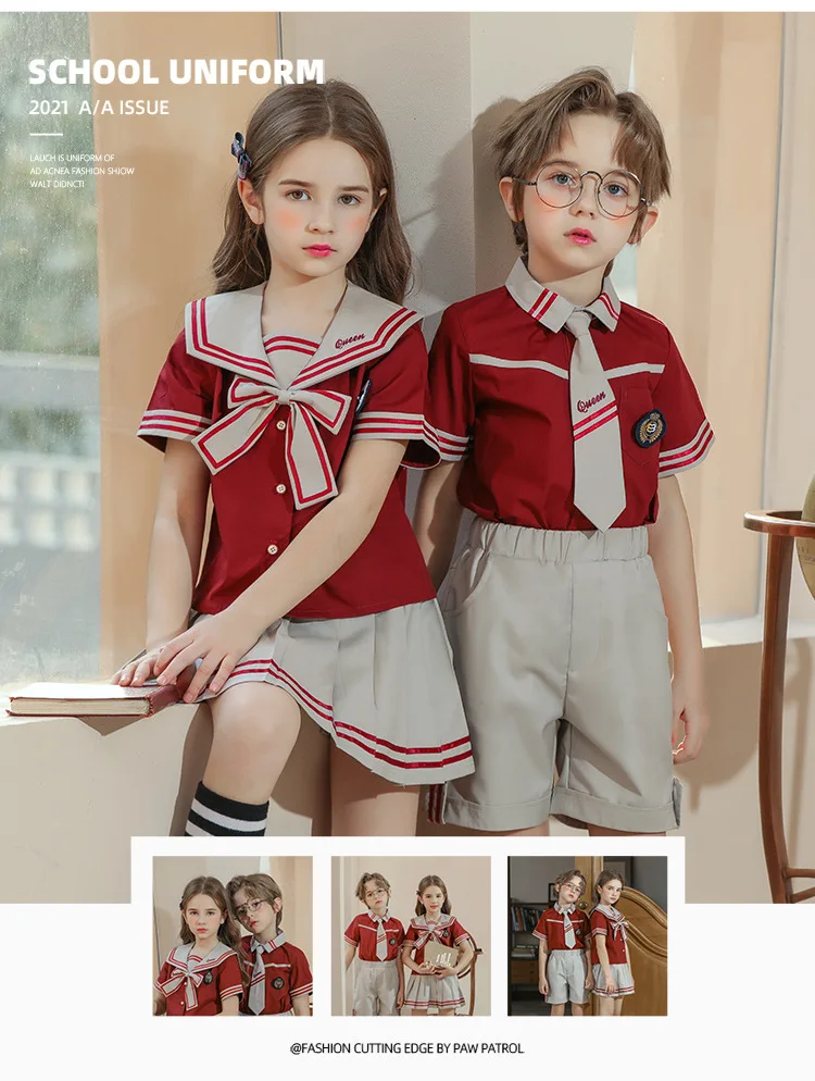 Kindergarten Clothes Summer Graduation Photo Clothes College Style ...