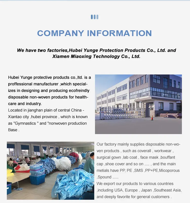 Cat 3 Type 5/6 Body Suits Disposable Coveralls Complet Body for Oil ...