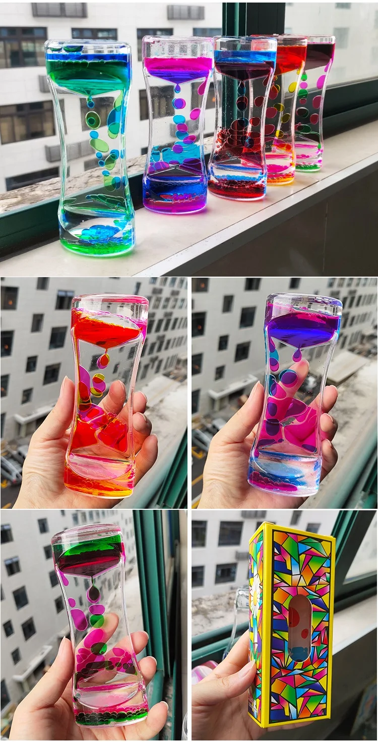 Liquid Motion Bubbler Timer - Calming Stress Relief Toy