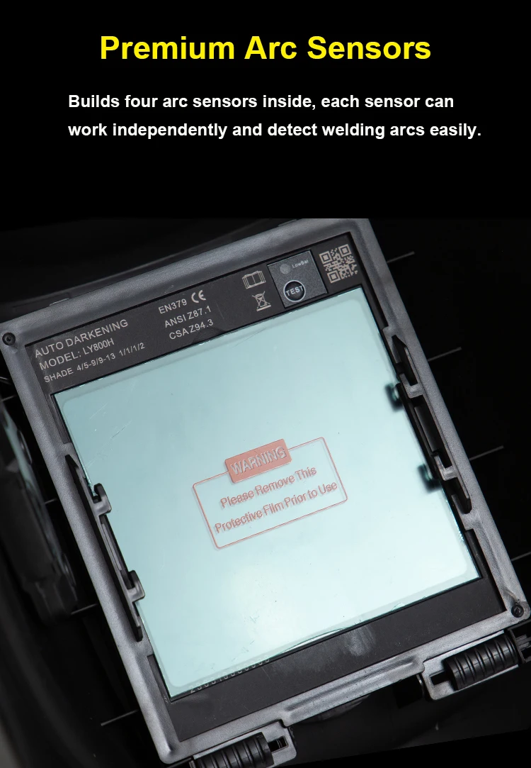 RHK TECH Grind Weld Mask - Auto Darkening & Cooling Helmet