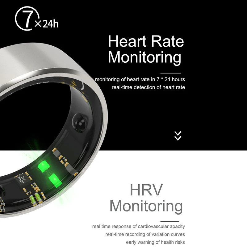Smart Ring Fitness Monitor - Oura Ring for Sleep & Health