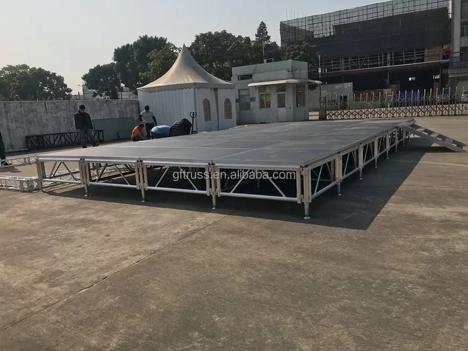 Concert/event Used 4x4ft, 4x8ft Stage Platform - Durable & Portable