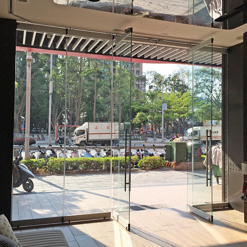 Frameless Glass Partition - Buy Shop Front,Stacking And Folding,Office ...