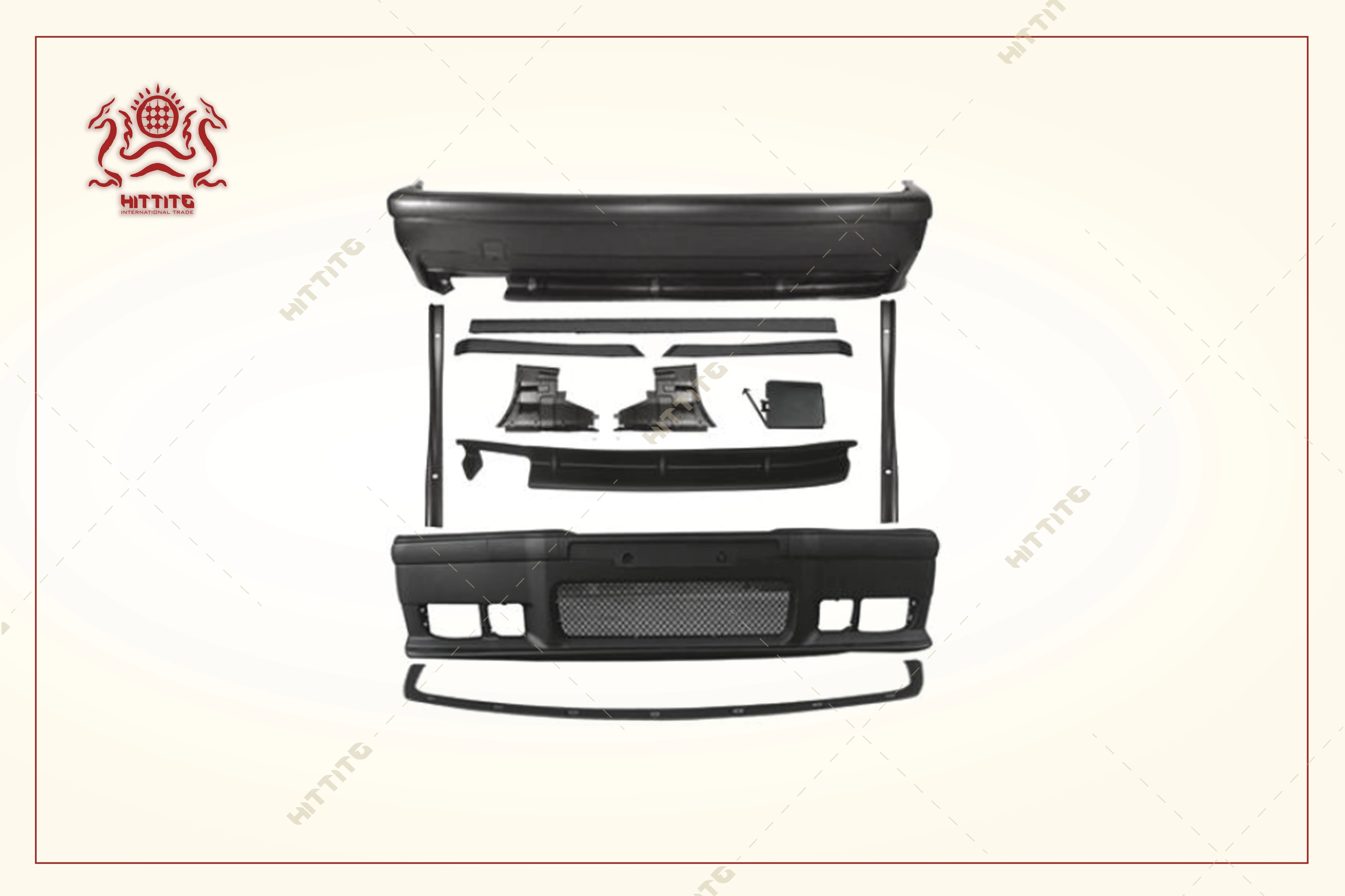 Body Kit Full Set Front Bumper Suitable For Bmw Series 3 E36 M3 1990 ...