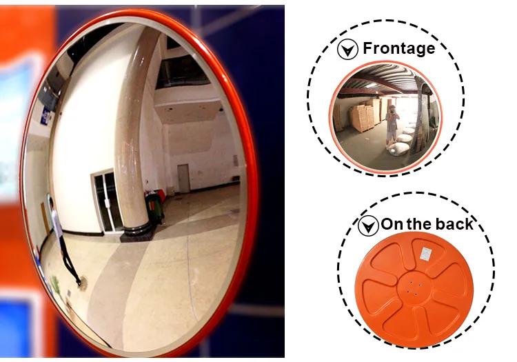 Indoor Plastic Acrylic Concave and Convex Mirror - Concavo E Convexo