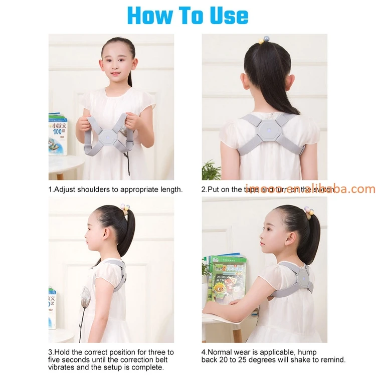 Factory Price Electric Posture Corrector Back Brace Spine Stretcher ...