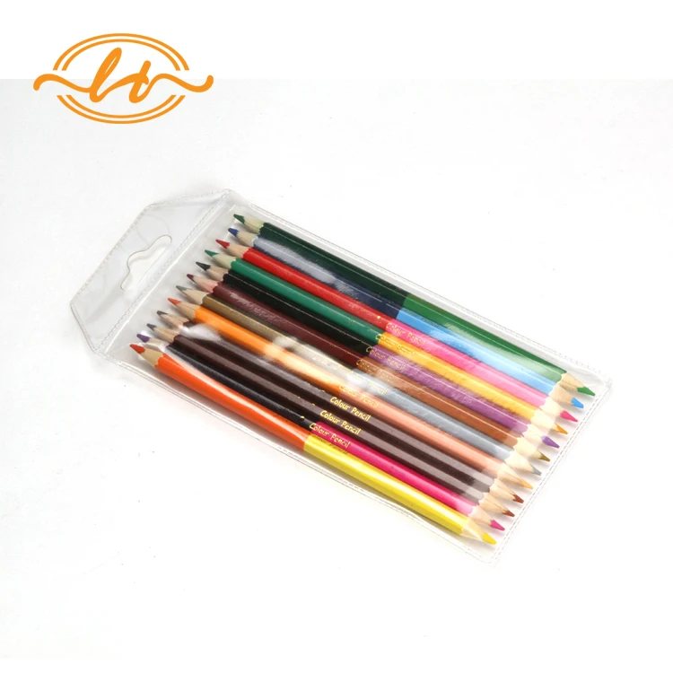 Promotional Popular Color Pencil Drawing Pencil Sets Packed In Pvc/poly ...