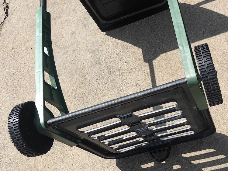 Plastic Waste Bin Garden Wagon Bag Holder Snow Leaves Waste And Trash ...