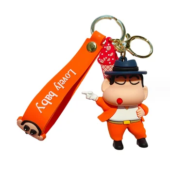 Cartoon Cute Crayon Shin-chan Anime Keychain Toy Pendant Small Gift Car ...