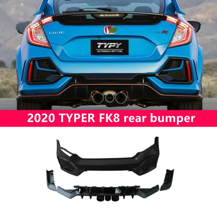 FK8 Civic Type R Body Kit Car Bumpers for Honda Civic 10th 2016-2020 ...