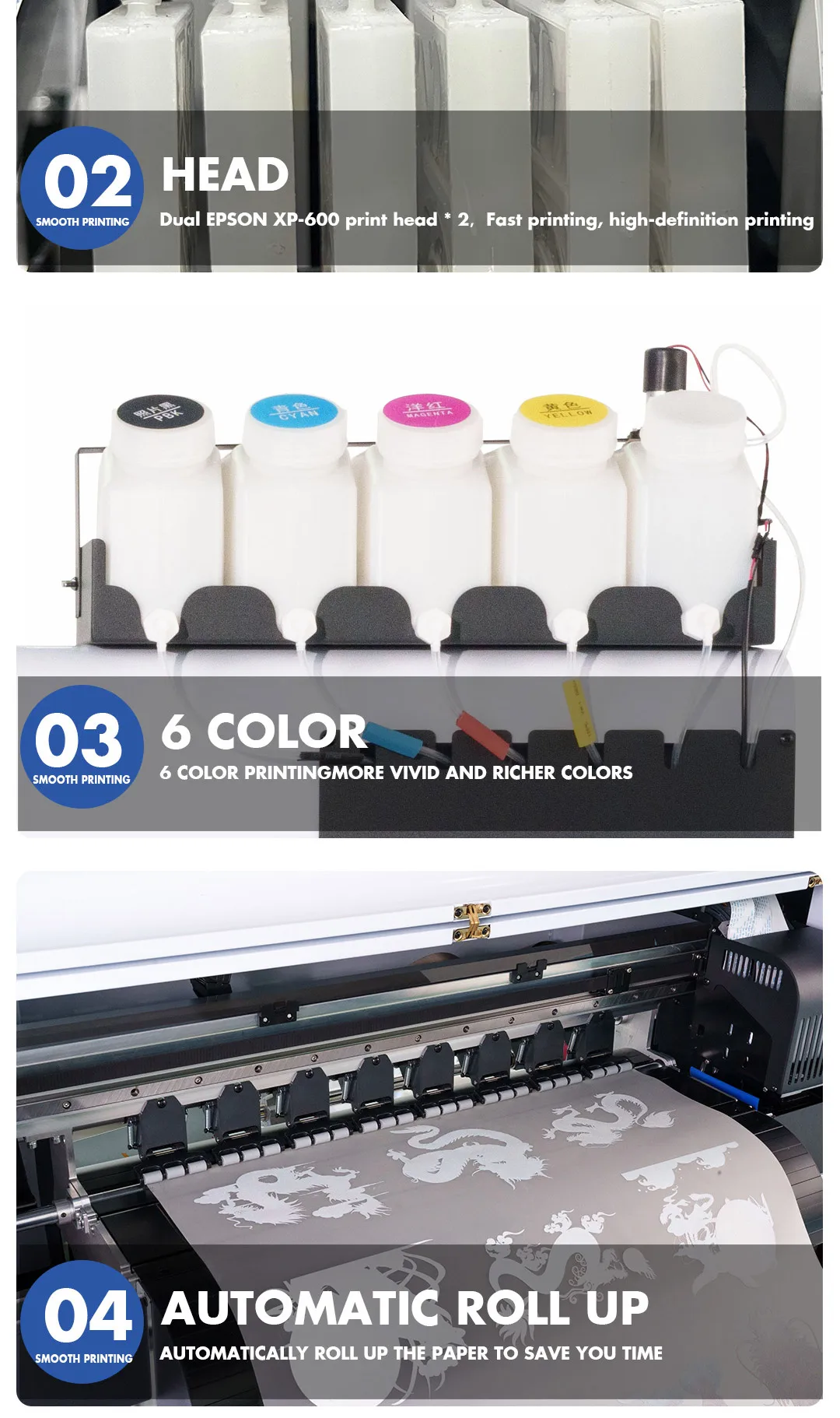 Okai Dual I3200 DTF Printer for Digital Textile & T-shirt Printing Machine