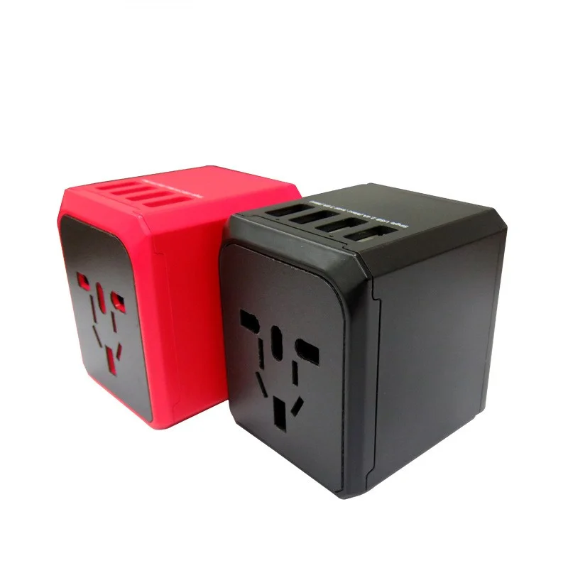 Customize Logo Travel Adapter Travel Adapter With 3 Usb And Type-c ...