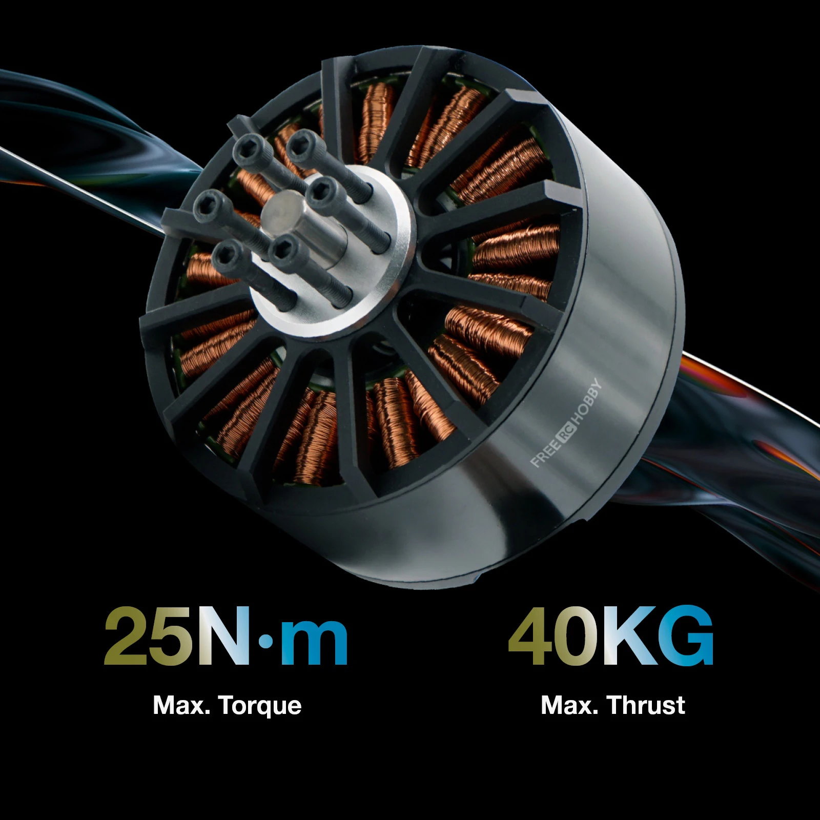 Big Thrust 15kw 40kg Thrust Heavy Duty 2700kv Brushless Outrunner Motor ...