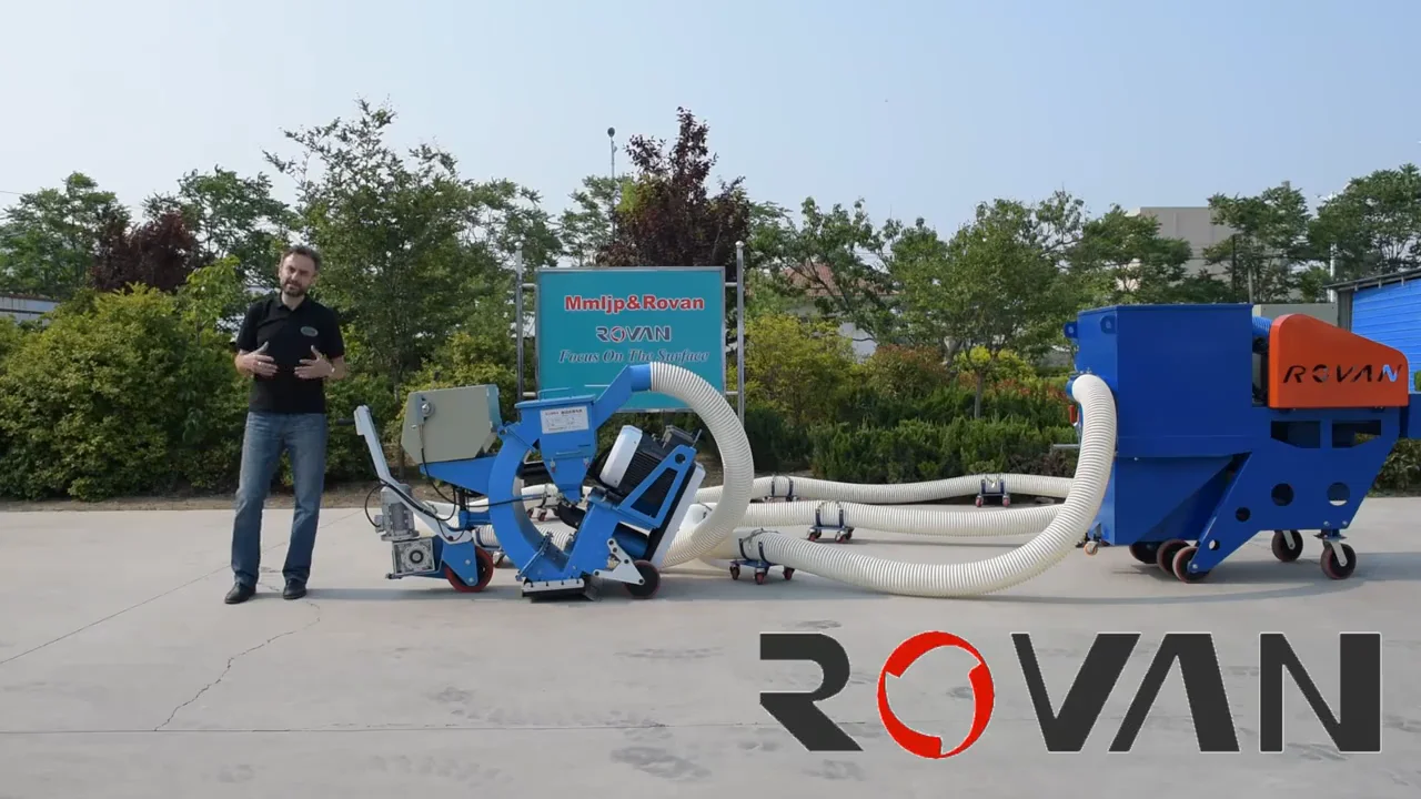 Portable Sand Blaster Steel Bridge Concrete Floor Road Shot Blasting ...