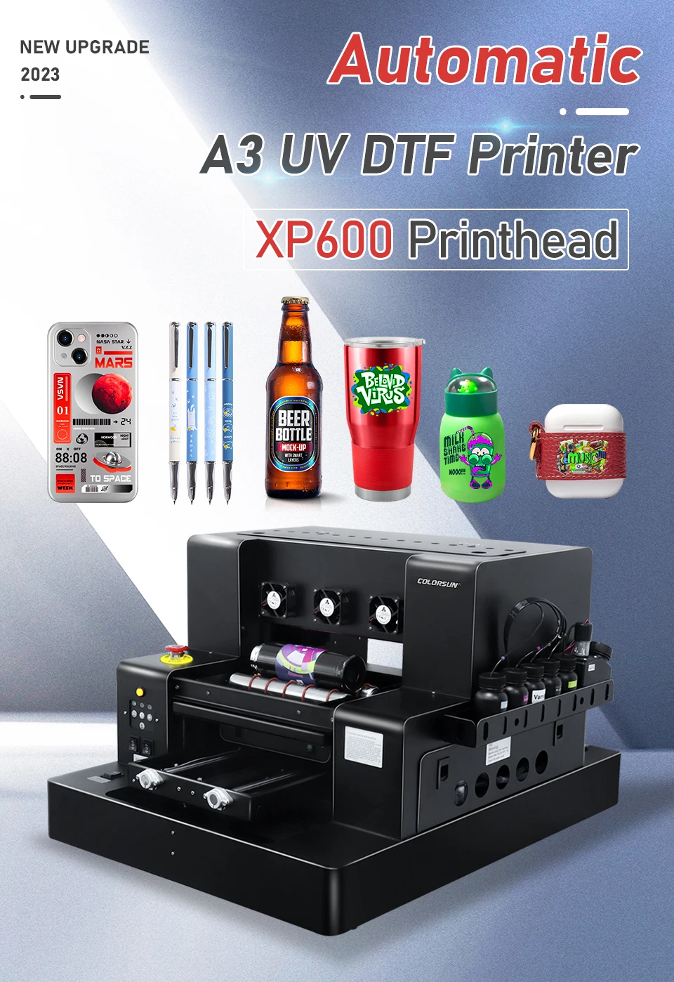 COLORSUN UV DTF Sticker Printer - Precision & Multifunction