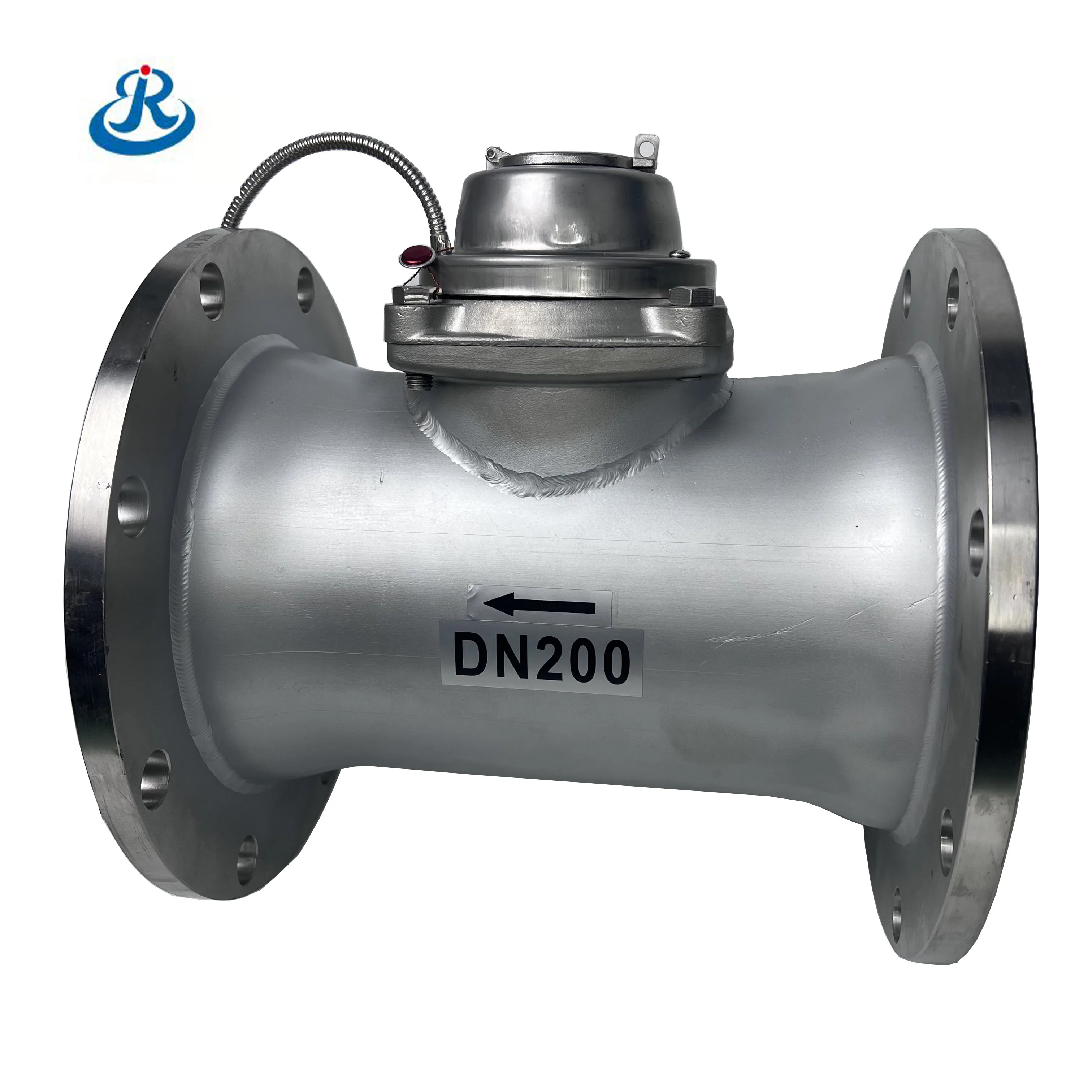 RS485 DN 200mm Modbus Water Meter Stainless Steel Pulse Water Meter ...