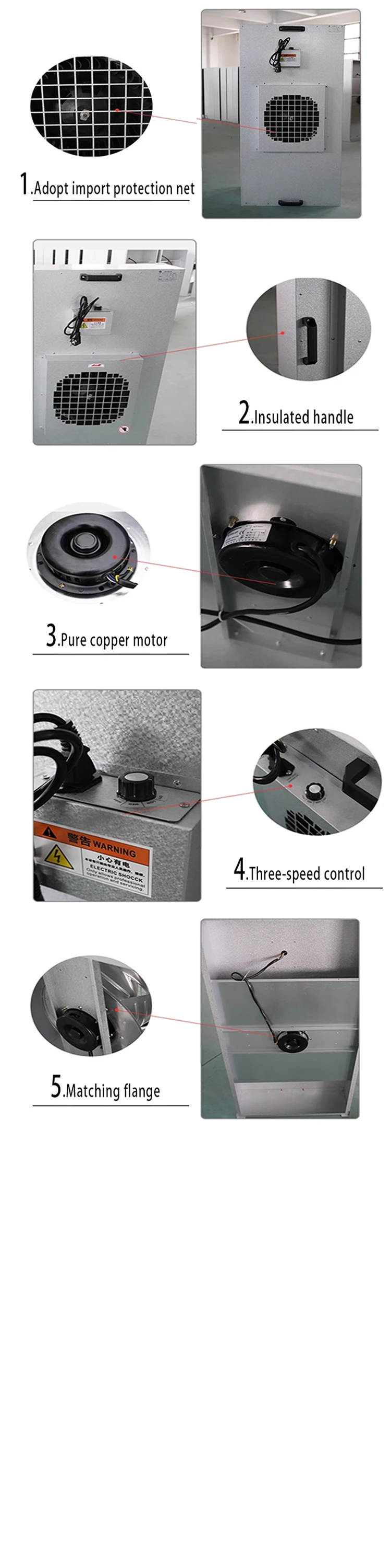 Aircolourful Acl-Ffu-1000 Fan Filter System for Clean Rooms