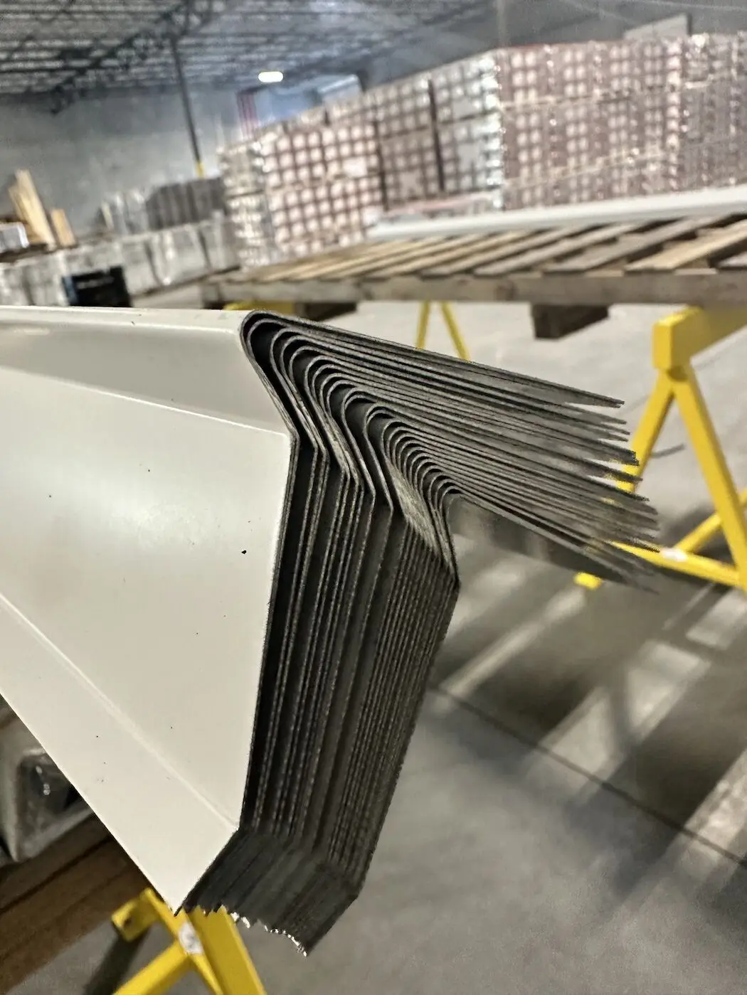 0.3-0.8mm Thickness Galvanized Steel Roof Trim Edge Making Machine Drip ...