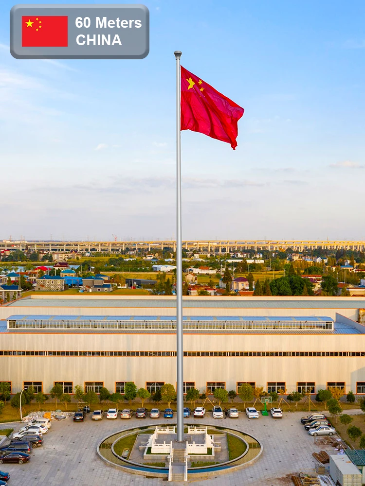 China Stainless Steel Flag Pole Motorized Flagpole Supplier Automatic ...
