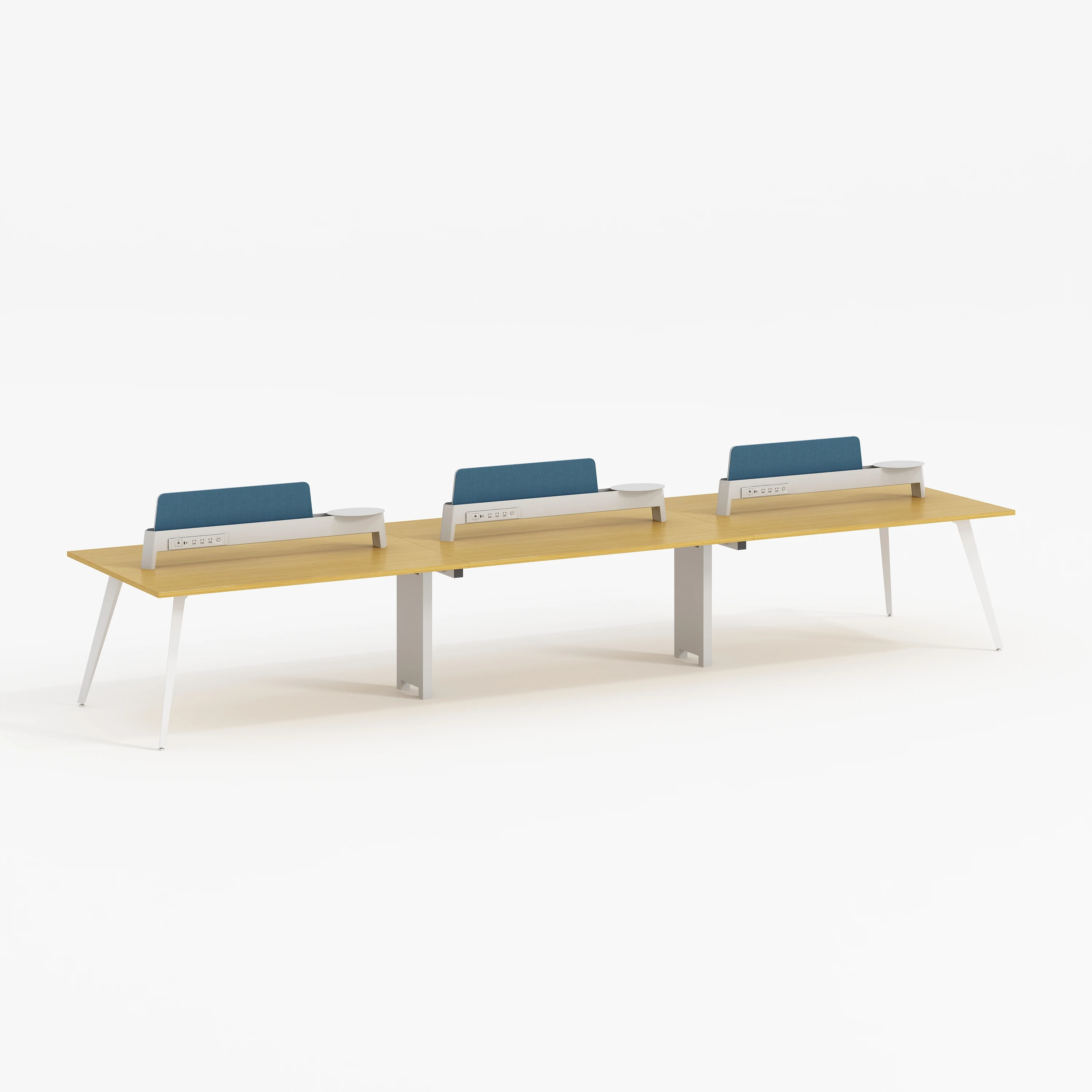 Modern Open Modular Multiple People Workstation Office Desk Furniture ...