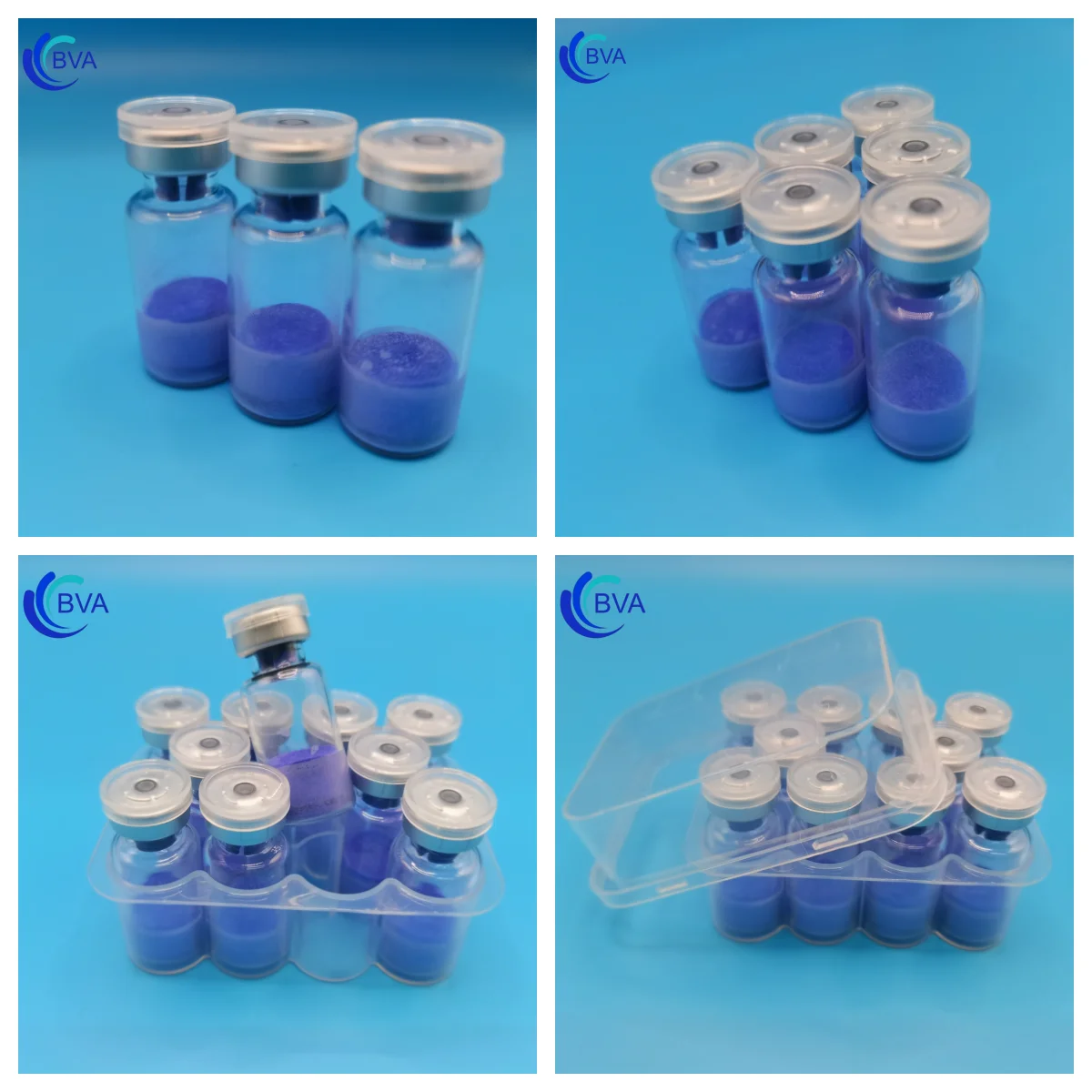 Hot Sell 2025 Ghk-cu Blue Copper Peptide Powder GHK Copper CAS 49557-75 ...