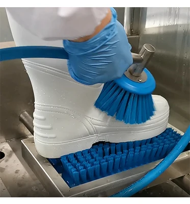 Slaughter Meat Process Line Duplex Manual Boots Washing Boot Washer ...