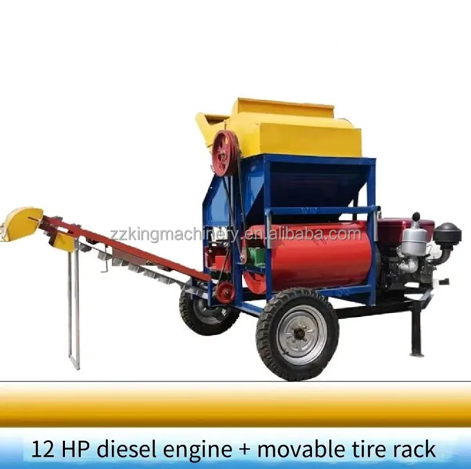 Self-Propelled Peanut Harvester with Bagging & High Productivity - OEM